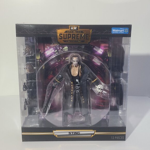 Aew | Other | Sting Aew Unrivaled Supreme Collection 8 Series 5 Action ...